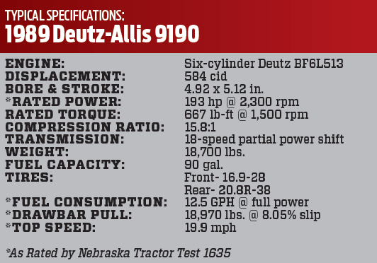 1989 Deutz-Allis 9190: Tractor Talk - Diesel World