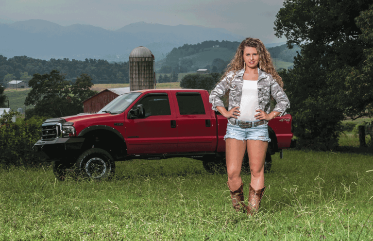 Country Cuties And Their Rides - Diesel World