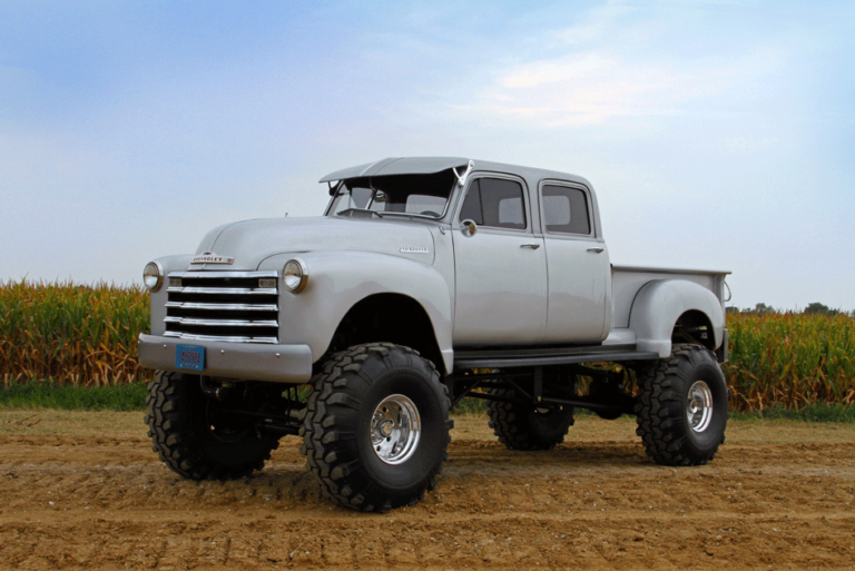 Home-Brewed Monster: Custom '52 Chevy Crew Cab - Diesel World