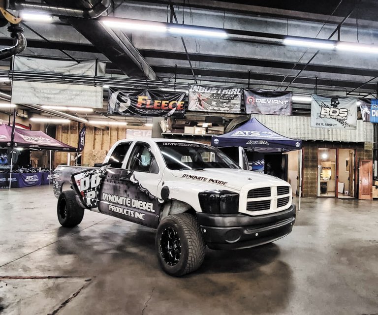 Dodge Cummins Diesel Drag Truck - Diesel World