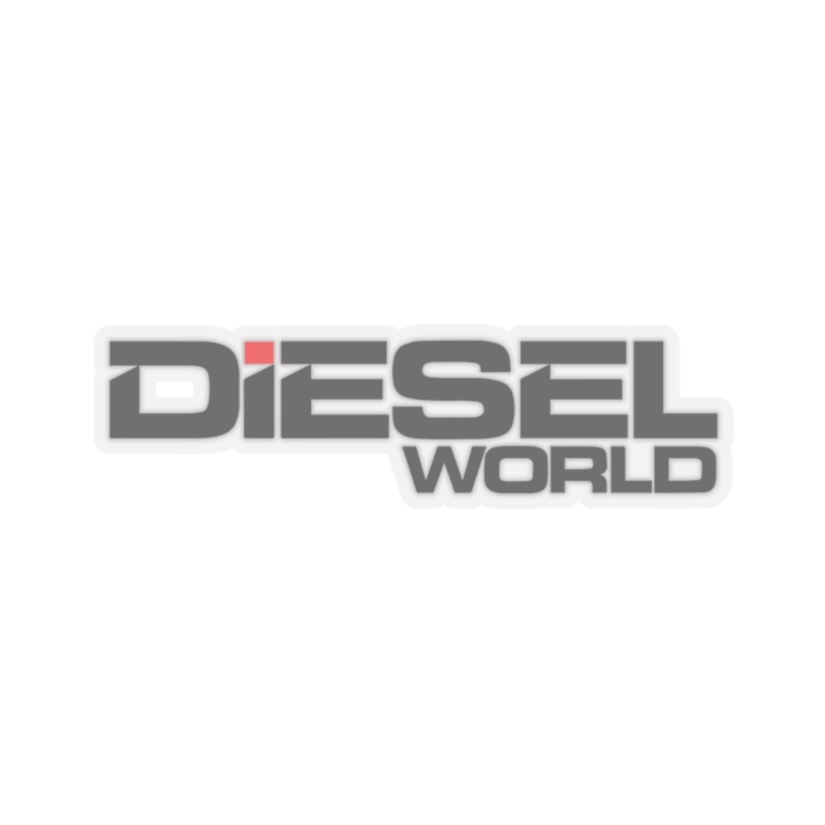 Diesel World Kiss Cut Stickers Diesel World