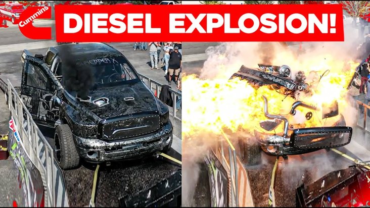 look what happened to the driver! Omg - Diesel World